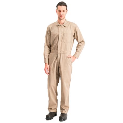 Compre Su Overol Industrial 100 Algodon Kaki Sin Cinta Reflejante T 40