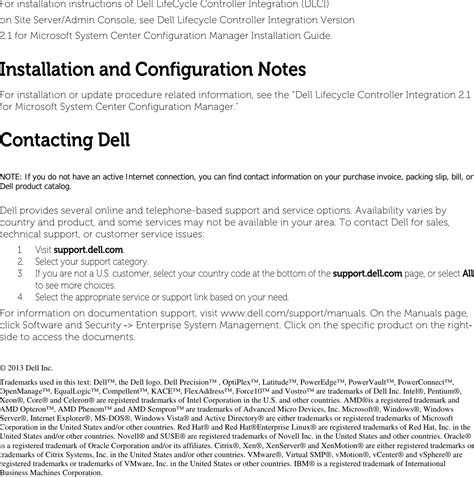 Dell Lifecycle Controller Integration Version 2 1 For Microsoft System Center Configuration