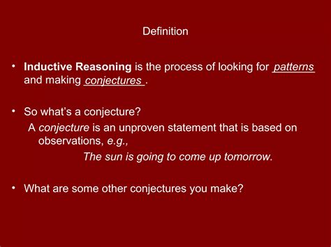 1 1 Patterns And Inductive Reasoning Lesson Ppt