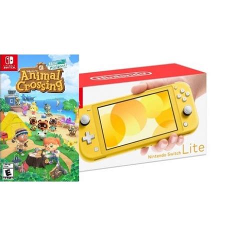 Игровая консоль Nintendo Switch Lite Yellow Bundle (игра Animal ...