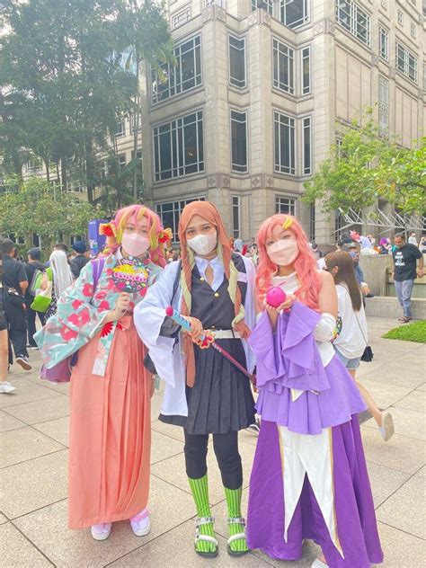 Anime Cosplay Kanroji Mitsuri Demon Slayer Womens Fashion Dresses