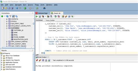 how to insert data in oracle sql tricentis