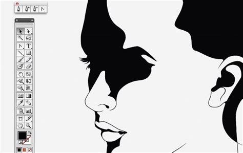 Create A Drip Effect Portrait In Illustrator Portrait Illustration