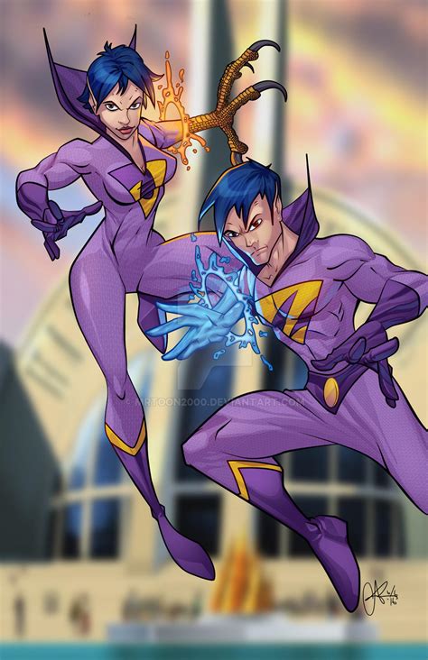 Wonder Twins By Mrtoon2000 On Deviantart