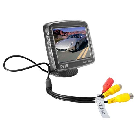 Pyle Wireless Backup Car Camera Parking Reverse Distance Lcd