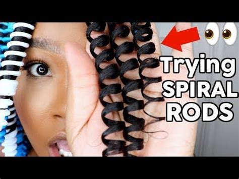 Trying Spiral Rods For The First Time And OMG In Spiral Perm