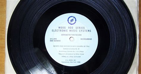 Matrixsynth Moog 900 Synthesizer Demonstration Record