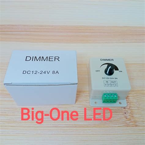 Jual Dimer LED DC 12V 24V 8A Premium Quality Kab Bogor Big One LED