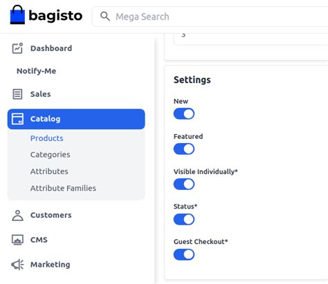 how to create simple product in bagisto bagisto