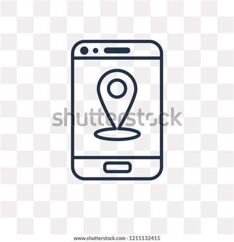Map Vector Outline Icon Isolated On Stock Vector Royalty Free 1215132415 Shutterstock