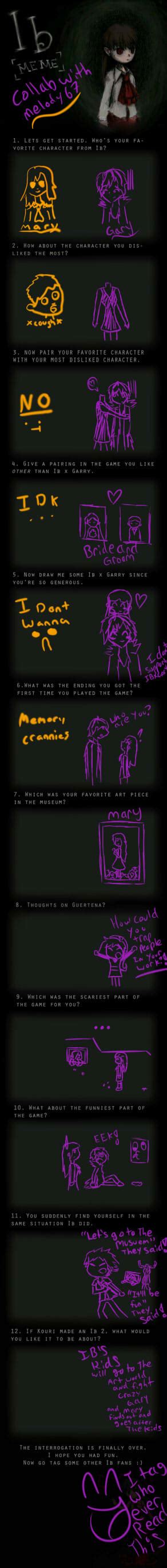 Ib Meme By Onichick63 On Deviantart