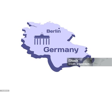 독일 베를린 포츠담의 브란덴부르크 문 지도 그래픽 디자인 국가 관광 명소 여행 랜드 마크 및 유명한 장소 벡터 디자인 및 그림 로고에 대한 스톡 벡터 아트 및 기타 이미지