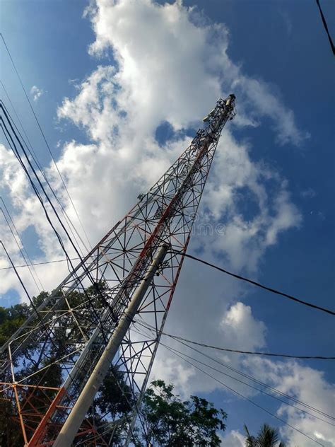 Cellular Signal Transmitter Tower Stock Image Image Of Communication Technology 276308109