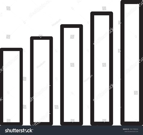 Icon Vector Bar Graph Flat Design Stock Vector Royalty Free 1961700034 Shutterstock