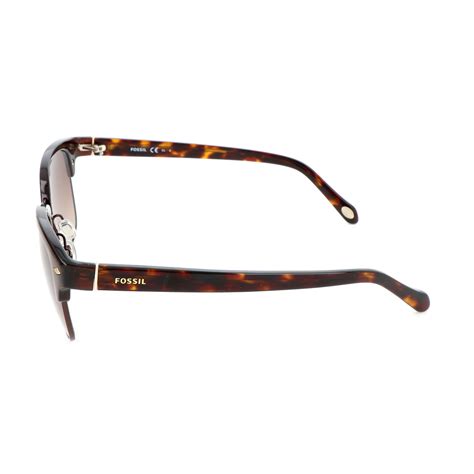 Mens Sean Sunglasses Matte Dark Brown Milk Dark Havana Fossil