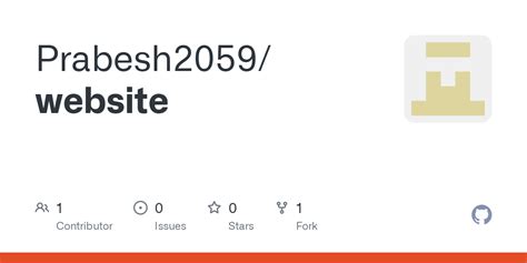 Github Prabesh Website