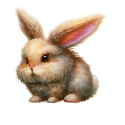 Premium Ai Image A Drawing Of A Bunny With Big Ears