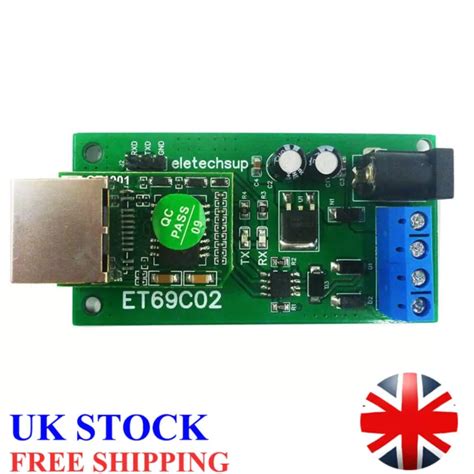 rs485 to ethernet tcp ip converter mqtt modbus rtu module without rails w rail £19 89 picclick uk