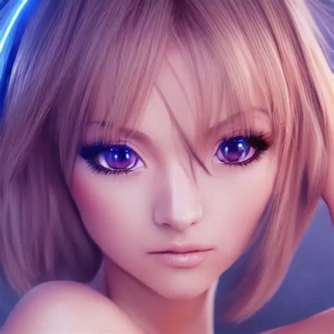 Render As A Very Beautiful 3d Anime Girl Hot Petite Stable