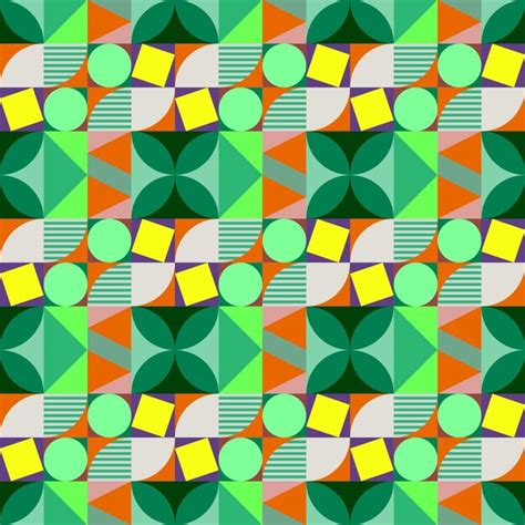 Premium Vector Geomatric Mozaic Pattern