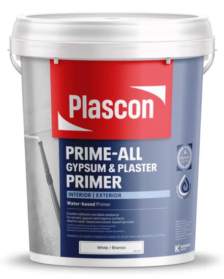 Plascon Prime All Gypsum Plaster Primer Plascon South Africa