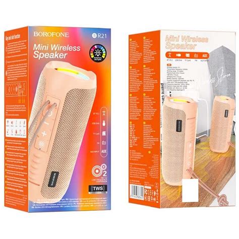 Портативная Bluetooth Колонка Borofone BR21 Candy Pink – фото, отзывы ...