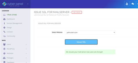 Authentication Failed Email Snappy Mail Bug Report CyberPanel Community