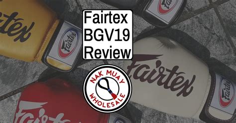 Fairtex BGV19 Glove Review - Nak Muay Wholesale