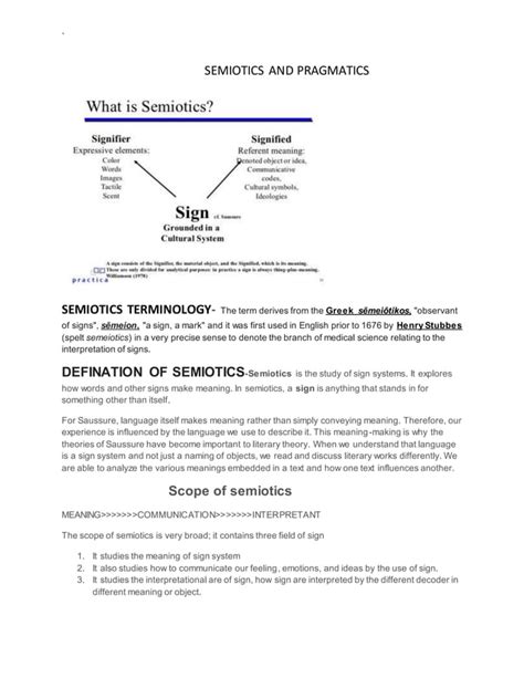 Signs And Codes Semiotic Analysis Docx