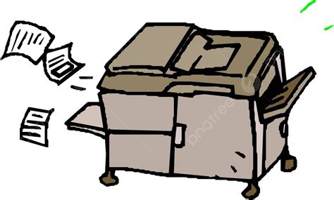 Ink Jet Printer Clipping Printer Horizontal Vector Clipping Printer