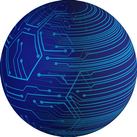 Modern Technology Data Globe Crop Out 14974474 Png