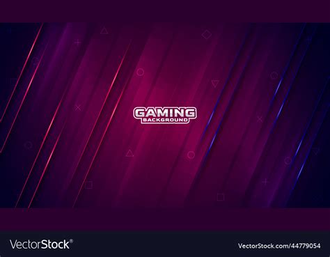Abstract Gaming Background Design With Modern Vector Image