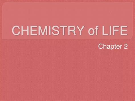 Ppt Chemistry Of Life Powerpoint Presentation Free Download Id4707105