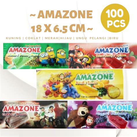 Jual Kemasan Cetak An Es Krim Plastik Es Krim Stik Karakter Kemasan Untuk Es 100pcs Shopee
