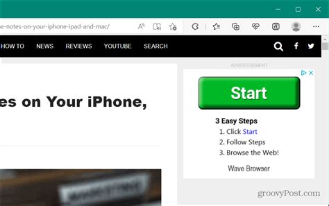 How To Disable The Microsoft Edge Sidebar