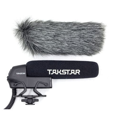 Takstar Sgc 600 퍼 윈드스크린 세트 지향성 콘덴서 마이크 야외 털 커버 데드캣 윈드실드 바람소리 티몬