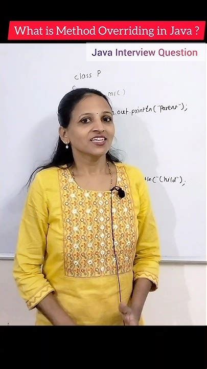 Java Interview Question What Is Method Overriding Shorts Youtubeshorts Viral Youtube