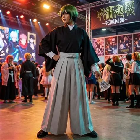 Disfraz Cosplay Naoya Zenin Jujutsu Kaisen Con Peluca Hombre Meses