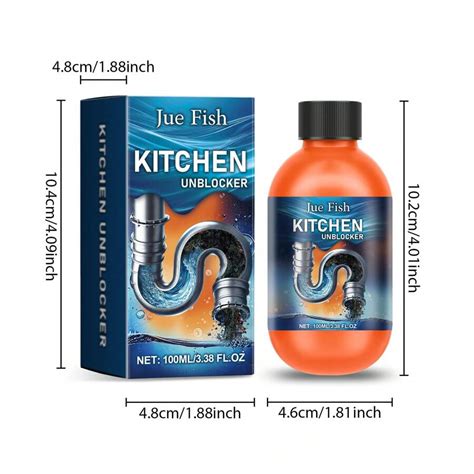 Pipe Dredging Agent Powerful Kitchen Dissolves Oil Stains Toilet Deodorant Toilet Clogging