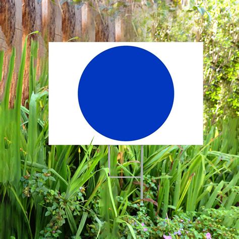 Democrat Blue Dot 2024 Yard Signcorrugated Plastic Double Sided With