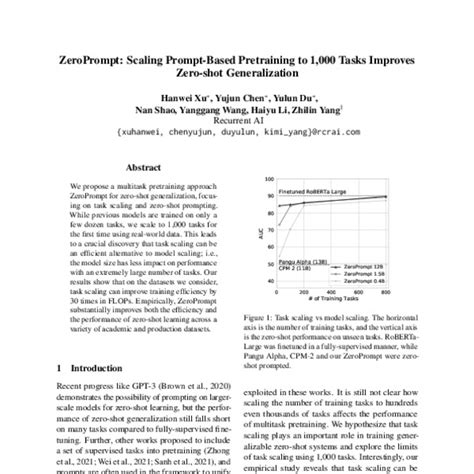 Zeroprompt Scaling Prompt Based Pretraining To 1000 Tasks Improves Zero Shot Generalization