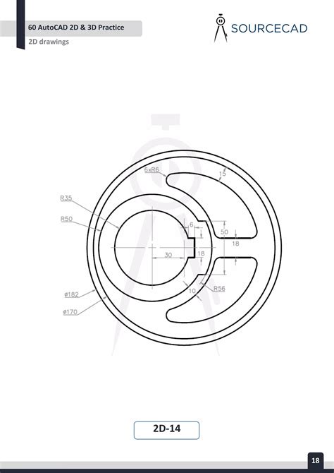 Autocad 2dand3d Practice Drawing Pdf