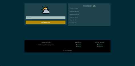 GitHub davidcicconi94 Angular WeatherApp Angular aplicación del