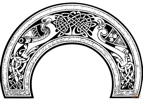 Celtic Design Coloring Page Free Printable Coloring Pages