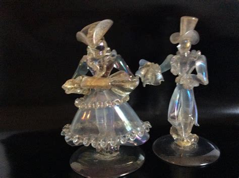 Proantic Murano Glass Couple Xx S