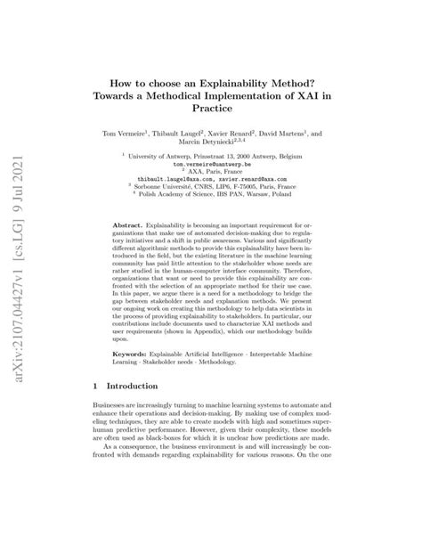How To Choose An Explainability Method Towards A Methodical