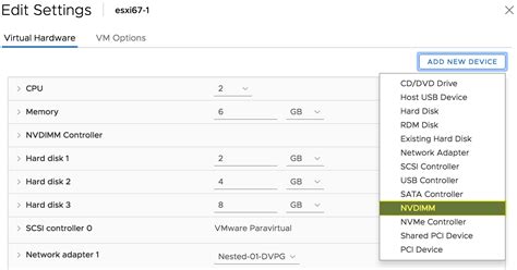 How To Simulate Persistent Memory Pmem In Vsphere 67 For Educational