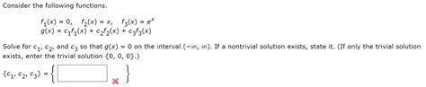 Solved Consider the following functions. f1(x) = 0, f(x) = | Chegg.com
