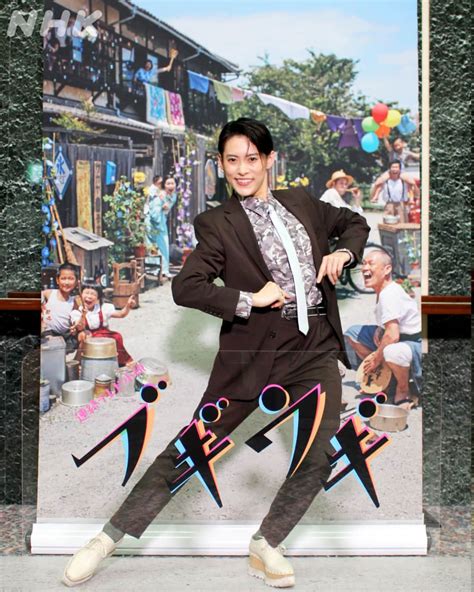 ブギウギさんのインスタグラム写真 ブギウギinstagram「【ポスター風写真が撮影できるフォトブースを展示中】 Nhk大阪放送局にて