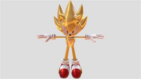 Sonic Unleashed Super Sonic Download Free 3d Model By